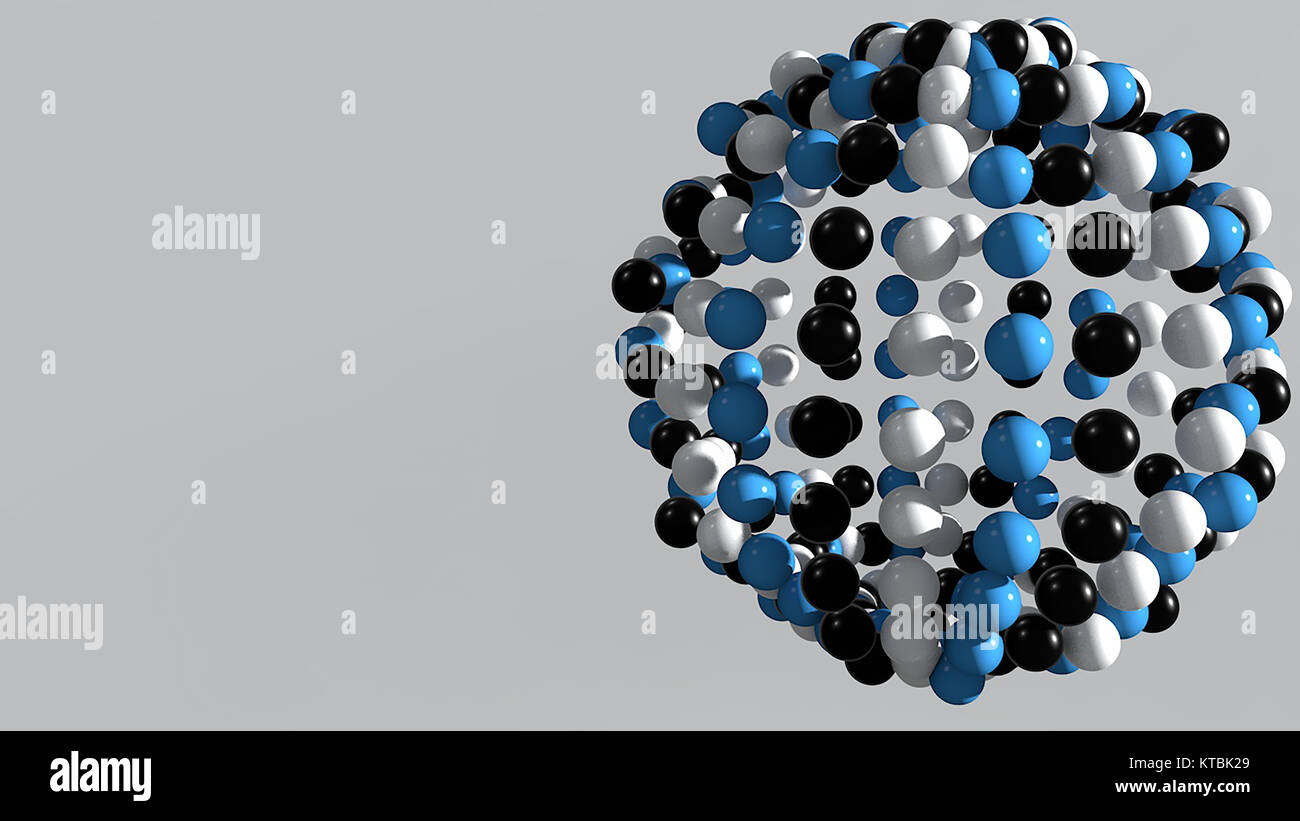 Abstract realistic spheres Stock Photo - Alamy