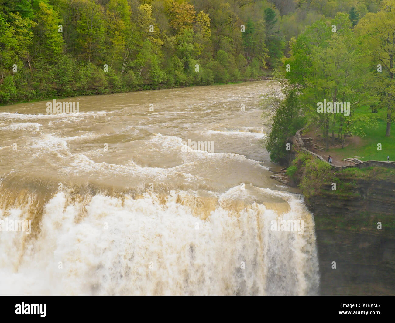 Middle falls letchworth state park hi-res stock photography and images ...