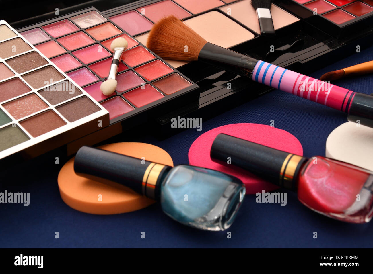 Cosmetics make up women Stock Photo - Alamy