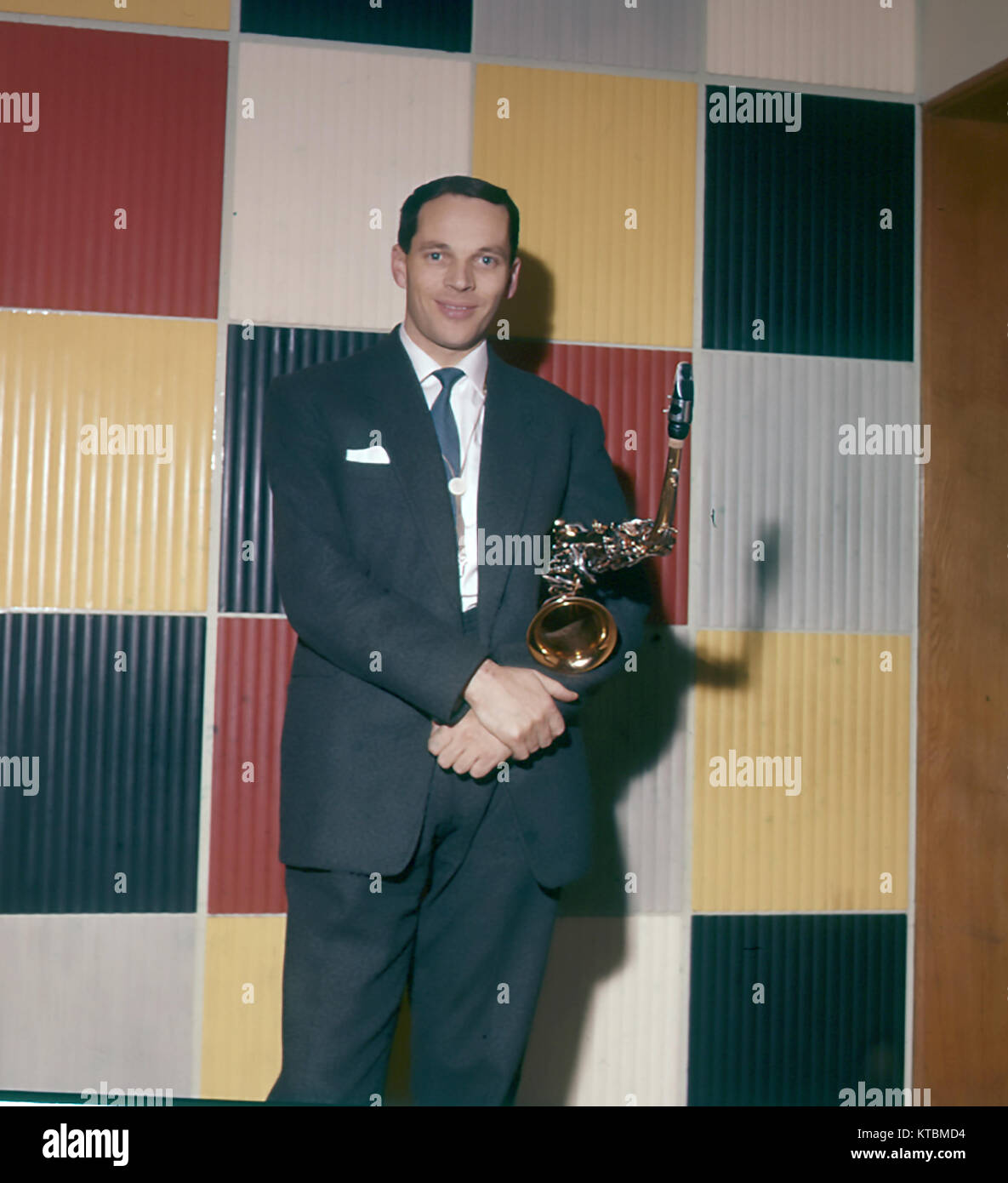 JOHNNY DANKWORTH (1927-2010) English jazz musician about 1960 Stock ...