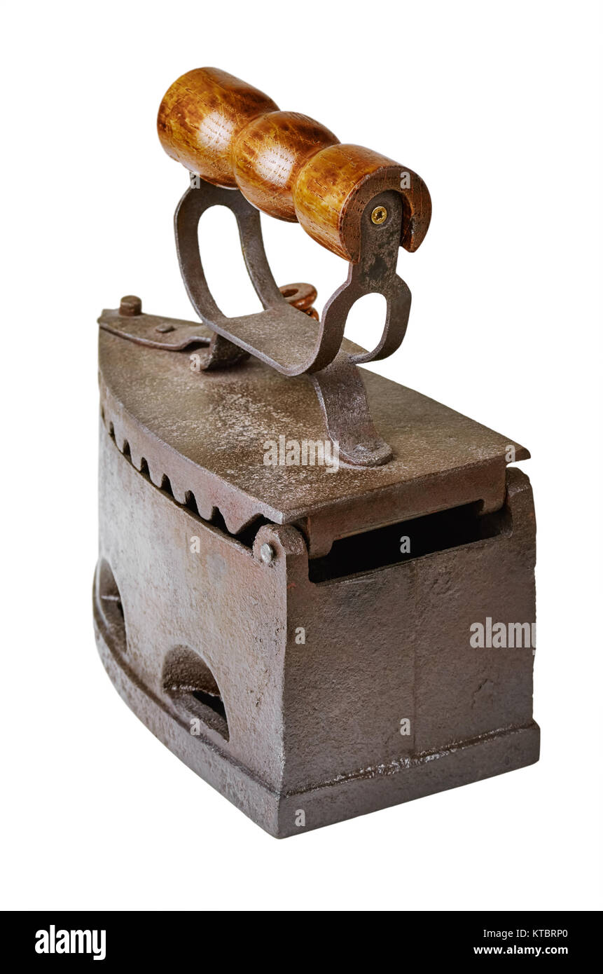 Old Smoothing Iron Stock Photo - Alamy
