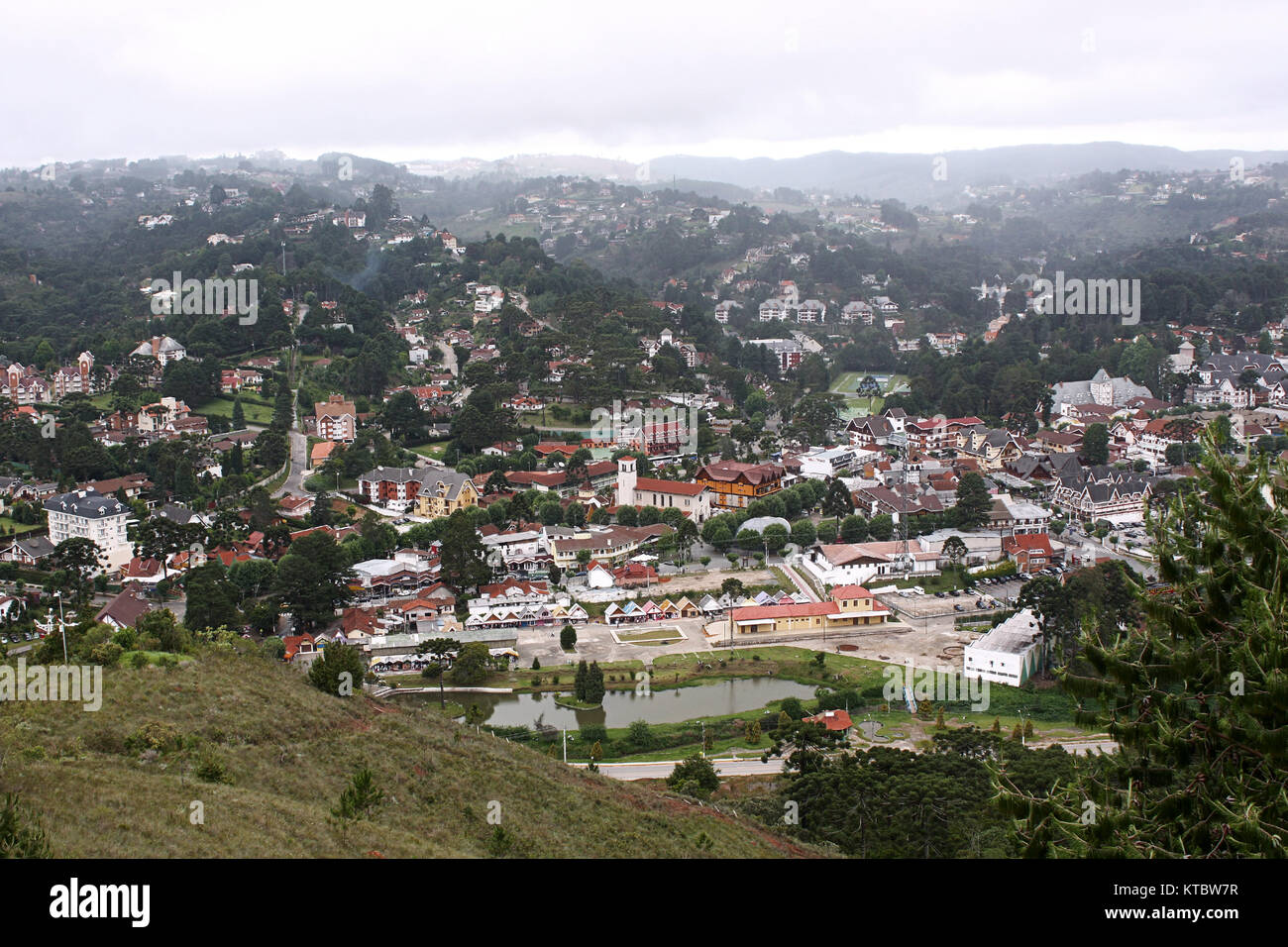 Campos do Jordao Brazil scenic view landscape Stock Photo - Alamy