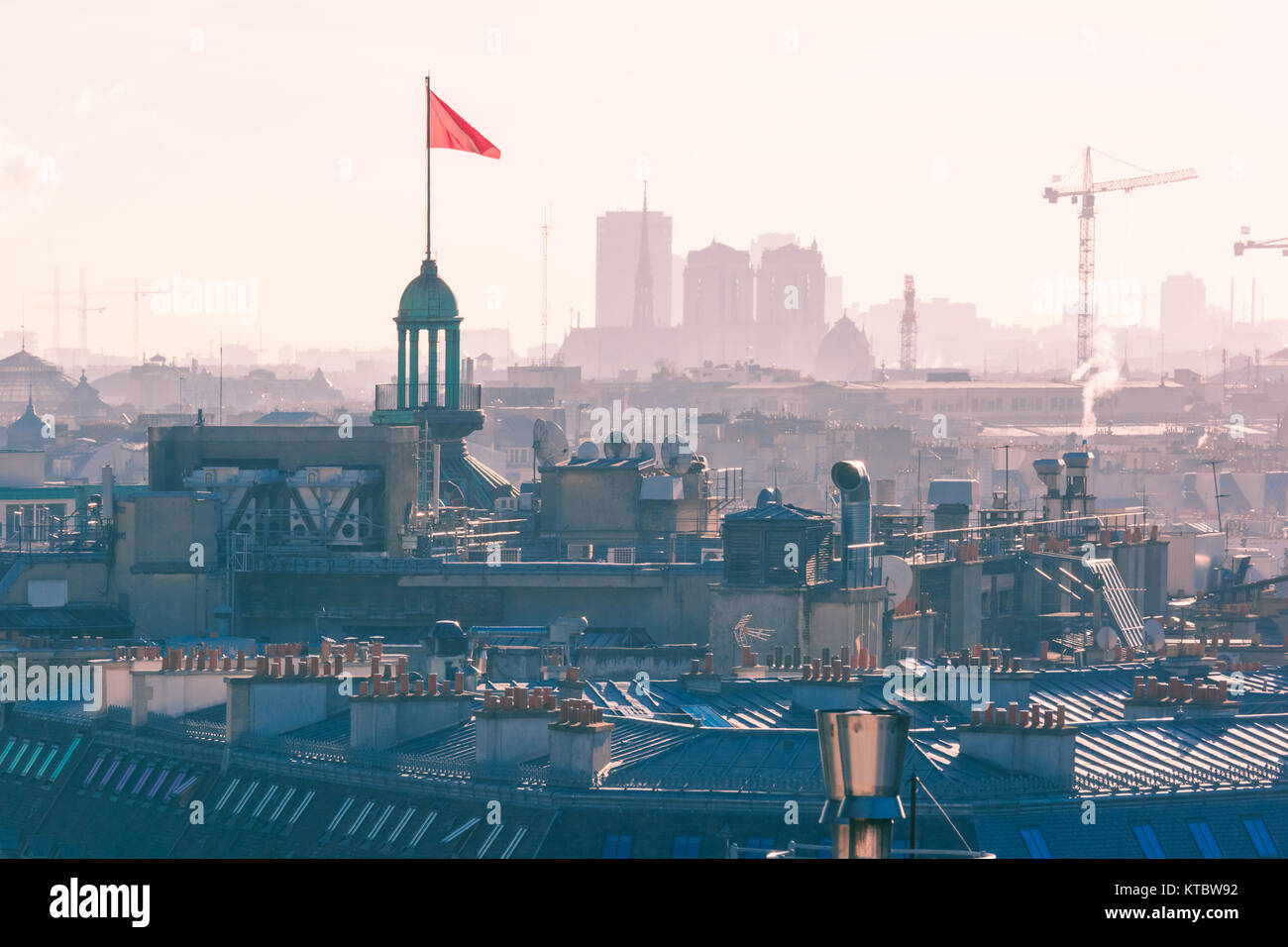 City rooftops Paris, France Stock Photo - Alamy