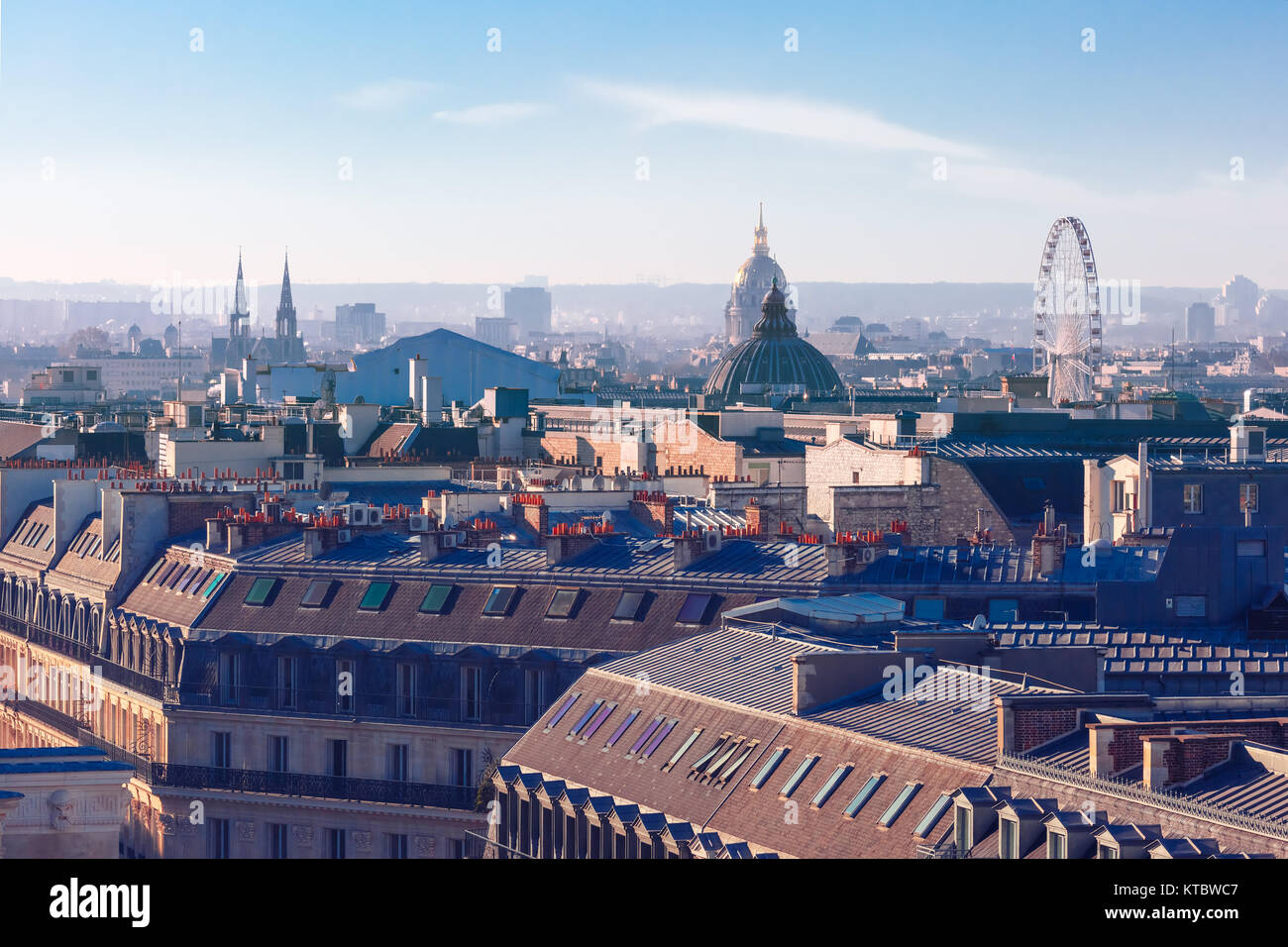City rooftops Paris, France Stock Photo - Alamy
