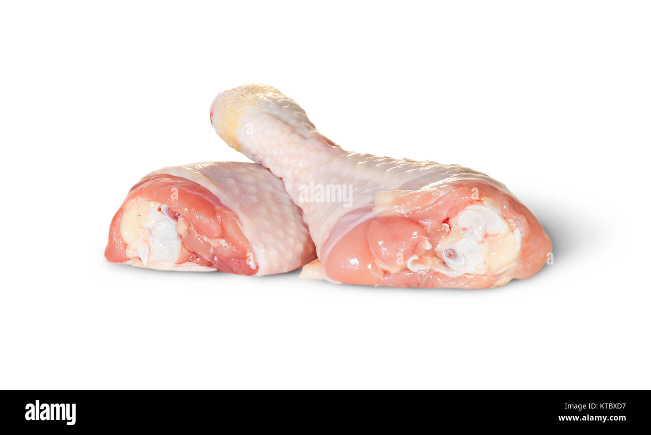 Crude chicken white background hi-res stock photography and images - Alamy