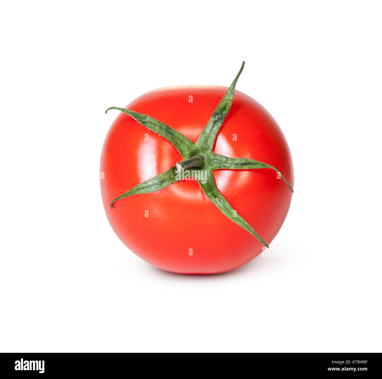 One Red Tomato Stock Photo - Alamy