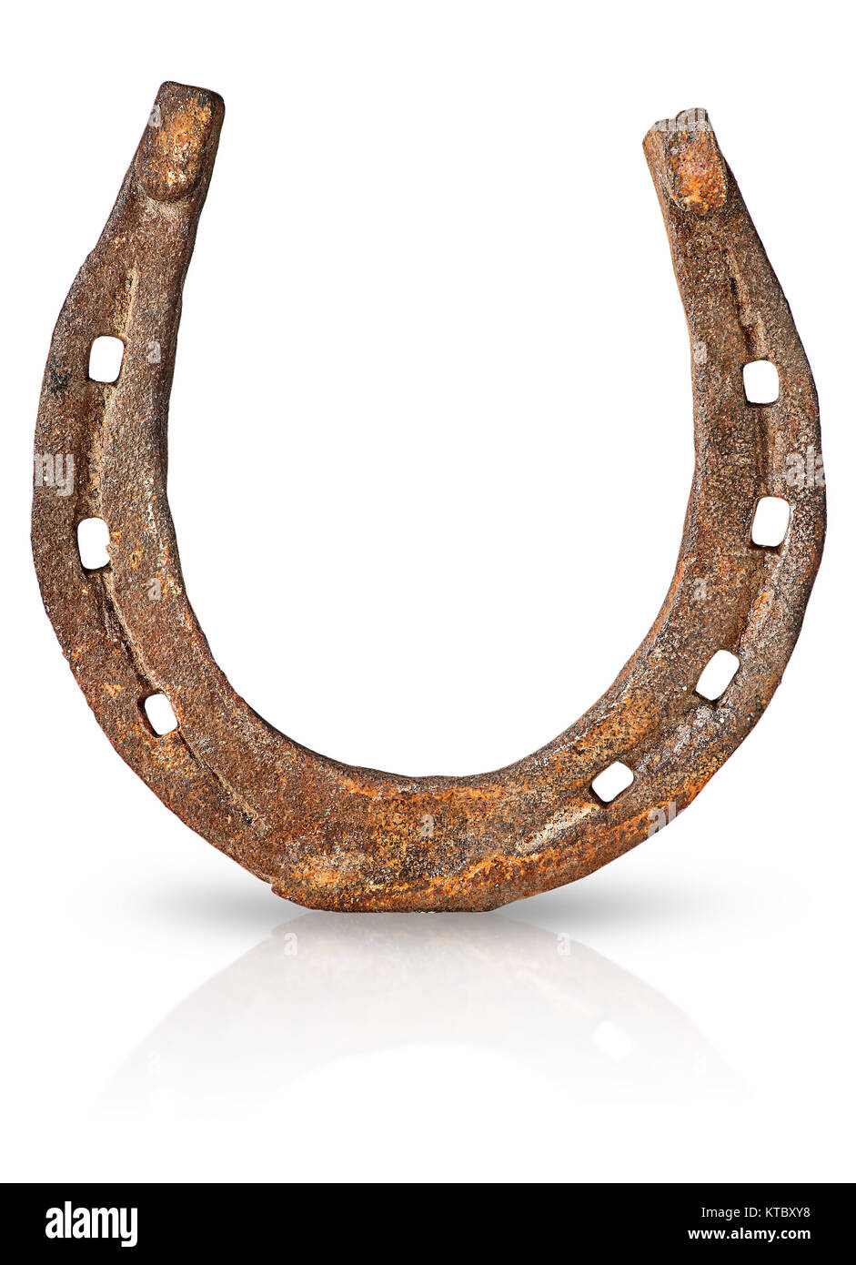 Horseshoe steel lucky object hi-res stock photography and images - Alamy