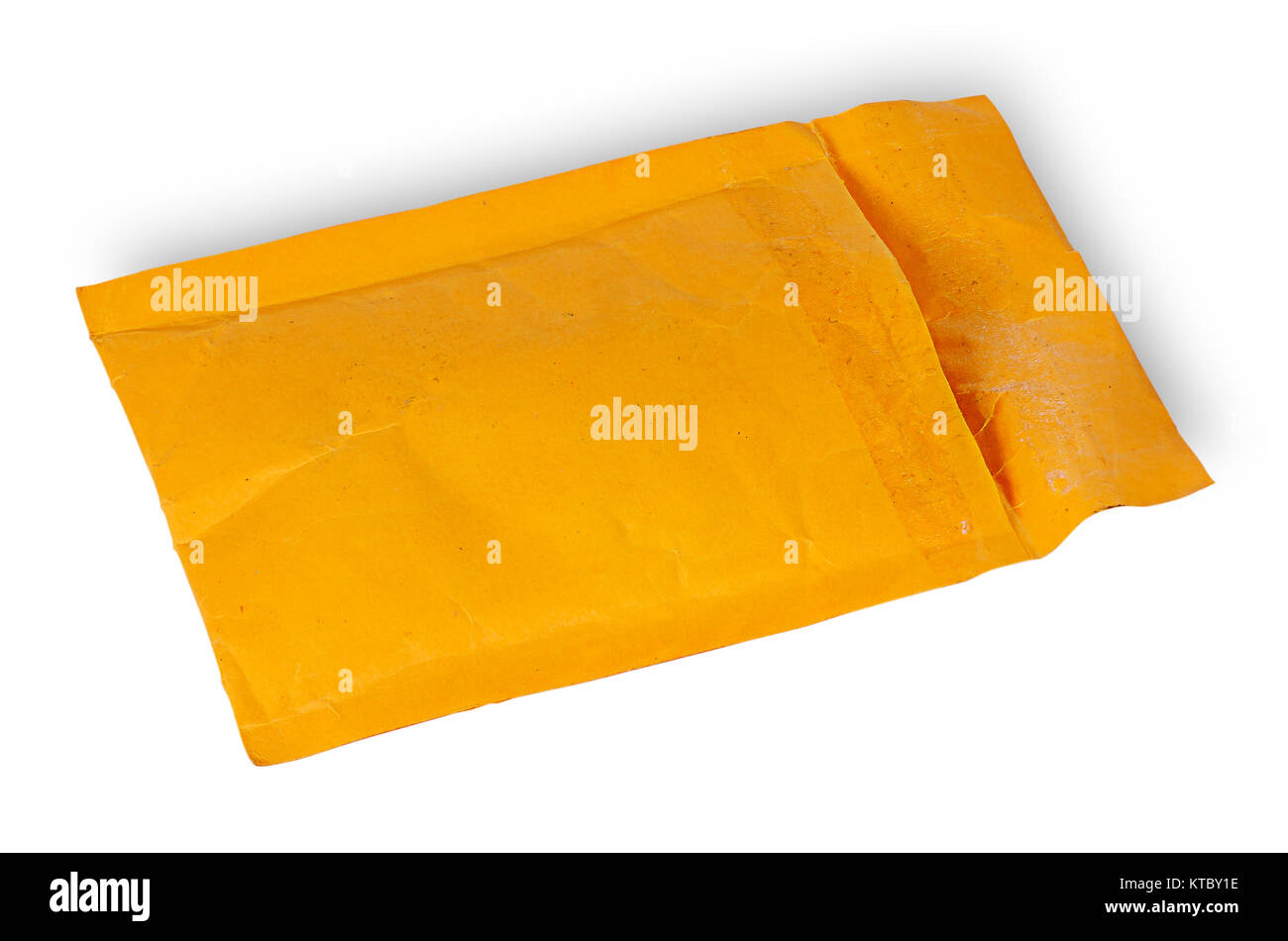 Open used yellow envelope Stock Photo - Alamy