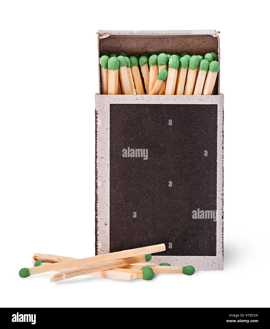 Open box of matches and several beside Stock Photo - Alamy