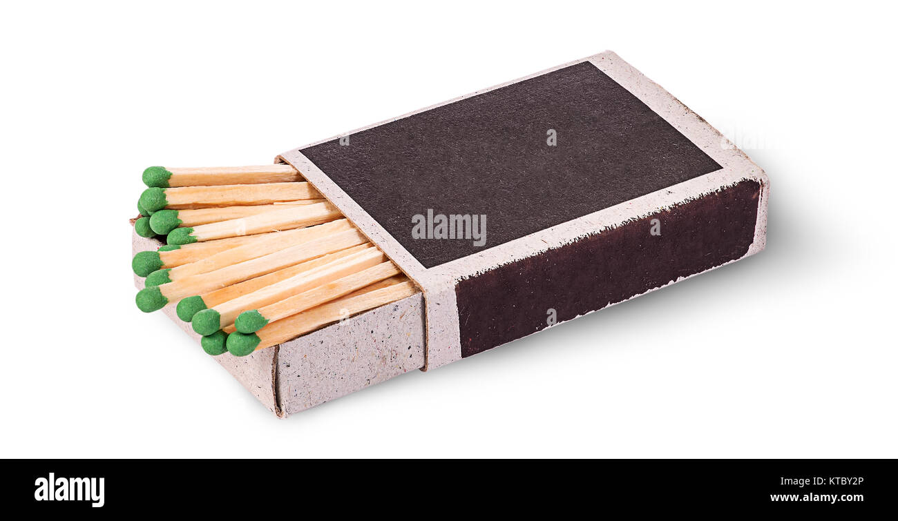Open box of matches horizontally Stock Photo - Alamy