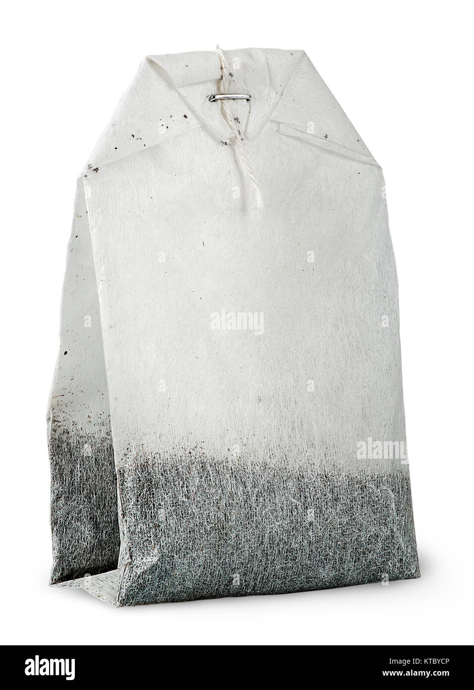 Single tea bag with thread rotated Stock Photo - Alamy