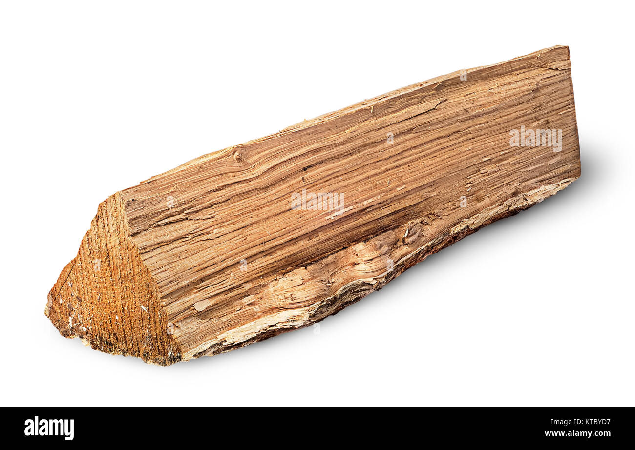 Single log of wood inverted horizontally Stock Photo - Alamy