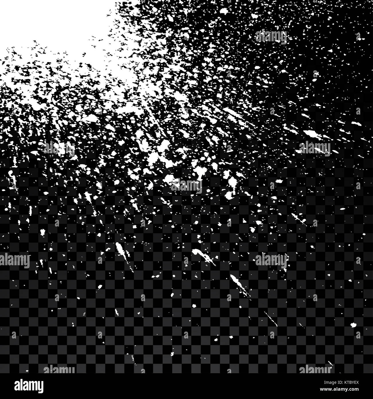 Acrylic white explosion paint splatter. Small drops, spots isola Stock ...