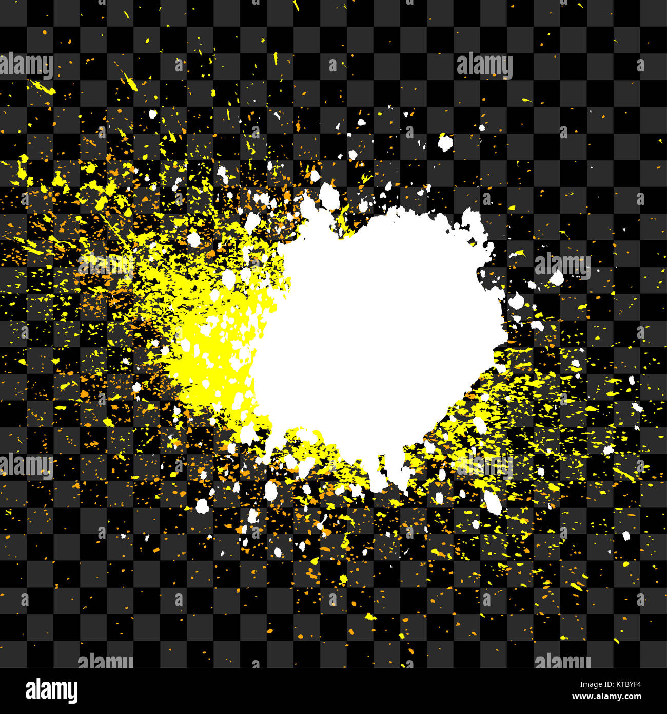 Colorful acrylic explosion paint splatter. Small drops, spots of Stock ...