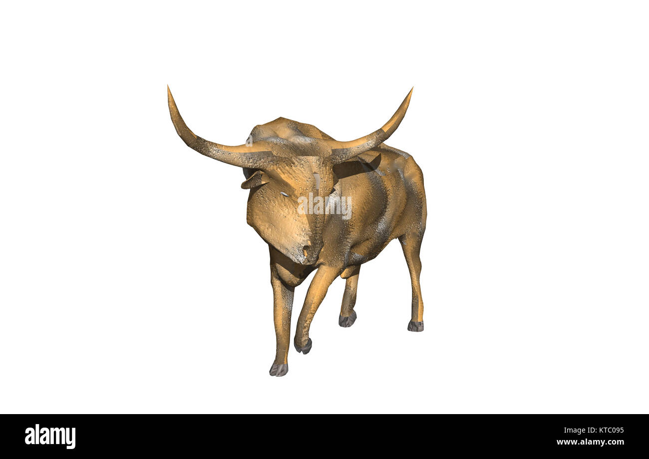 bull made of marble Stock Photo - Alamy