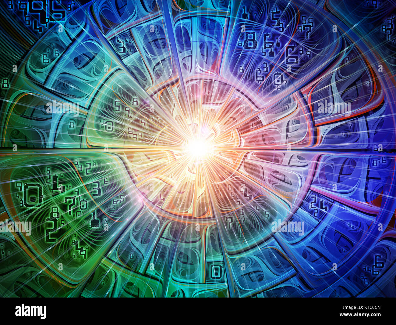 Computing Digital World Stock Photo - Alamy