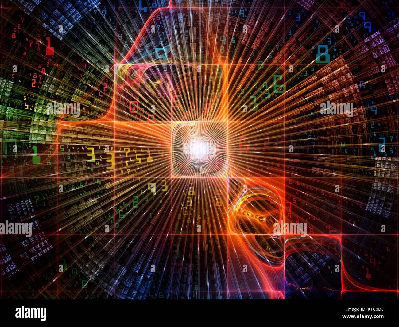 Inner Life of Digital World Stock Photo - Alamy