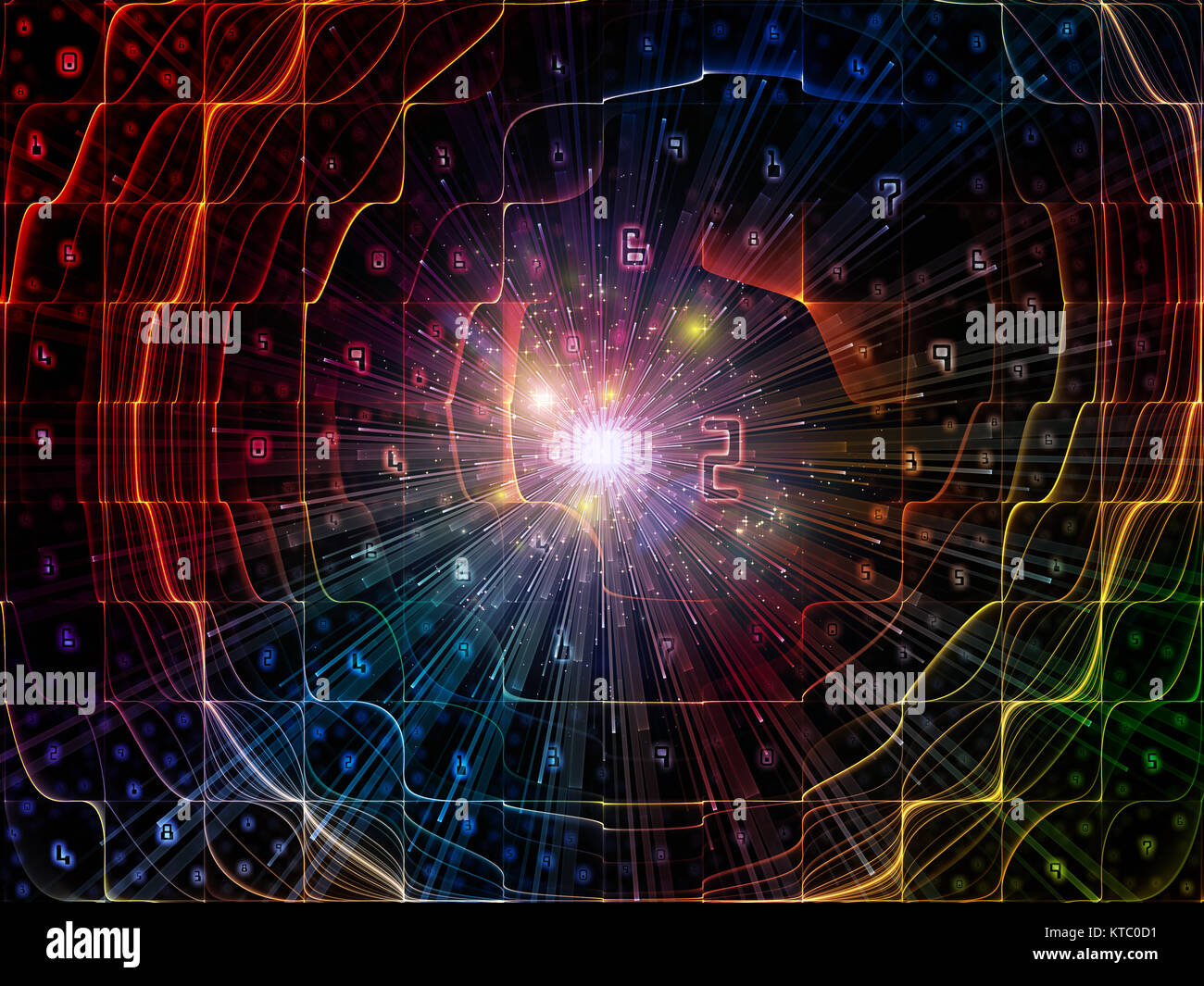 Inner Life of Digital World Stock Photo - Alamy