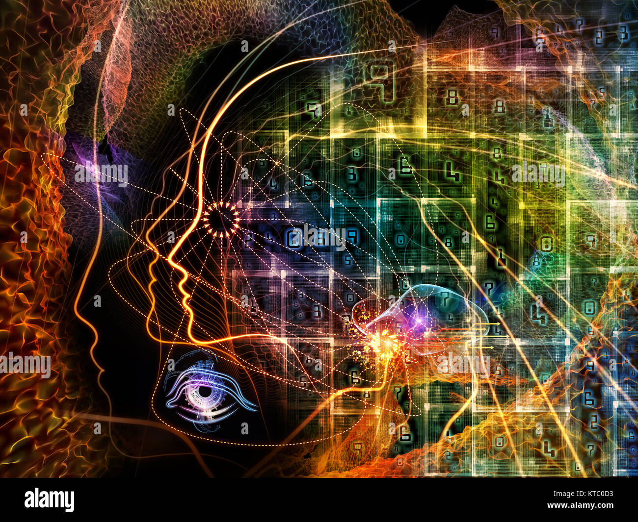 Inner Life of Digital World Stock Photo - Alamy