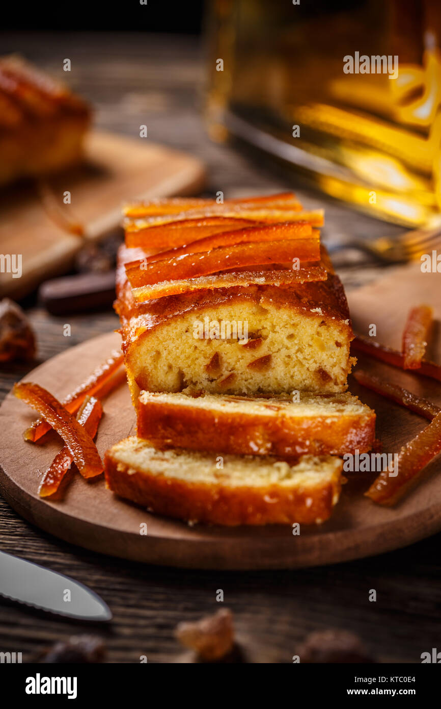 Sweet fruit bread Stock Photo - Alamy