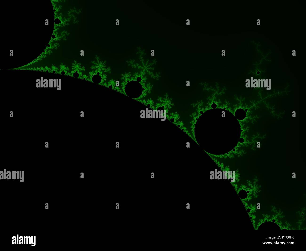 Fractal mandelbrot green hi-res stock photography and images - Alamy
