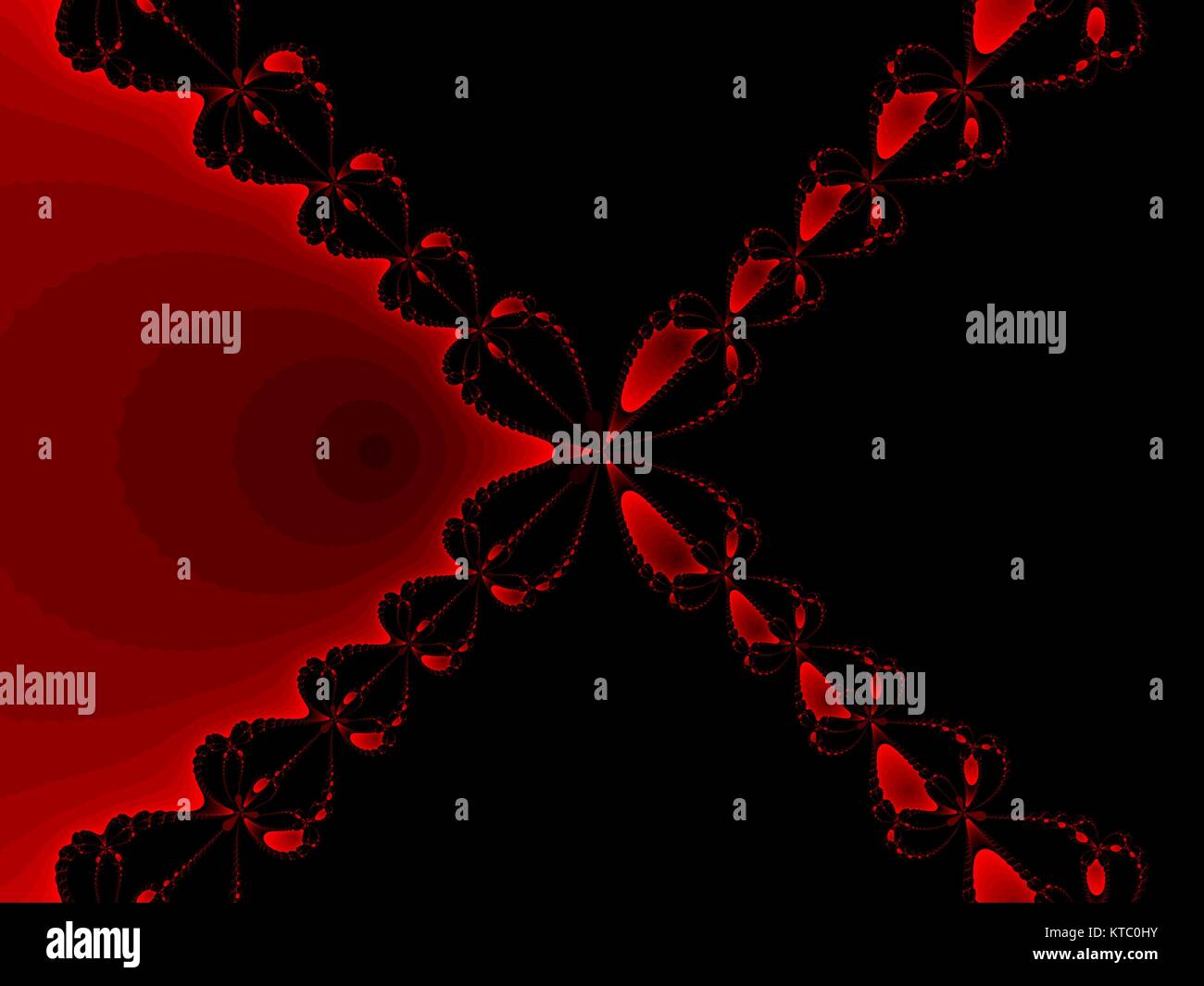 Red fractal background Stock Photo - Alamy