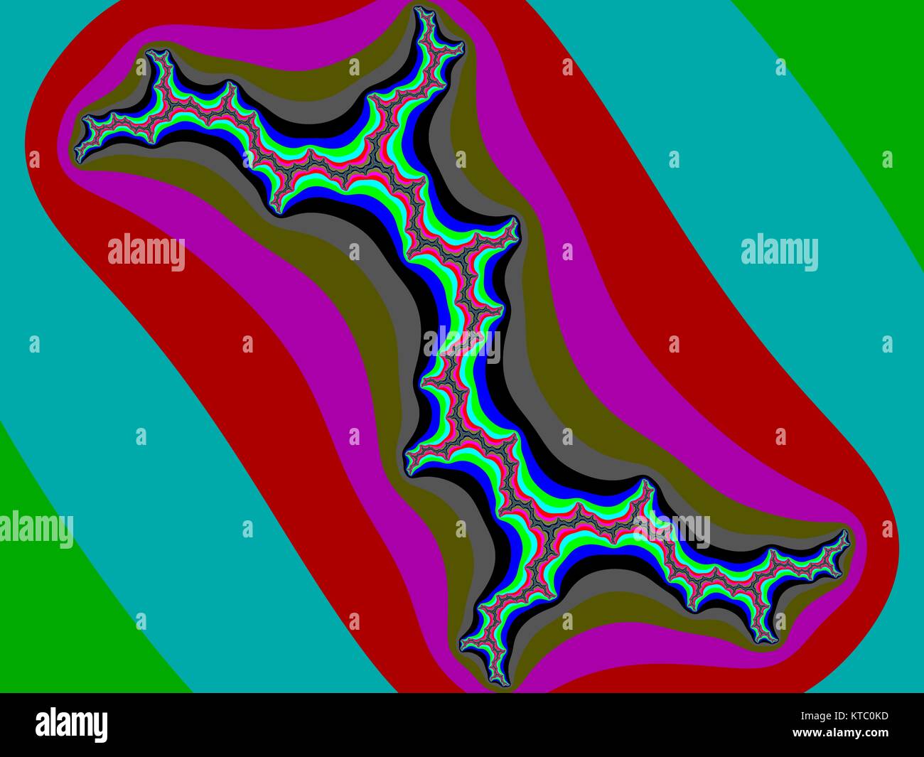 Colour fractal background Stock Photo - Alamy