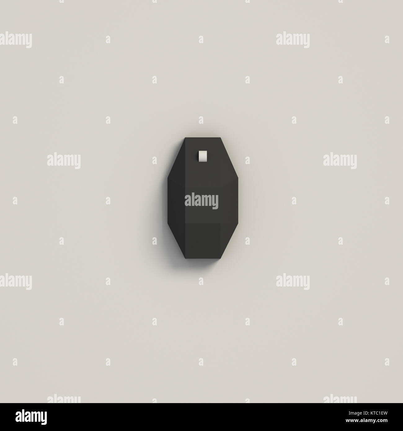 3D RENDERING OF COMPUTER MOUSE FROM TOP VIEW Stock Photo - Alamy