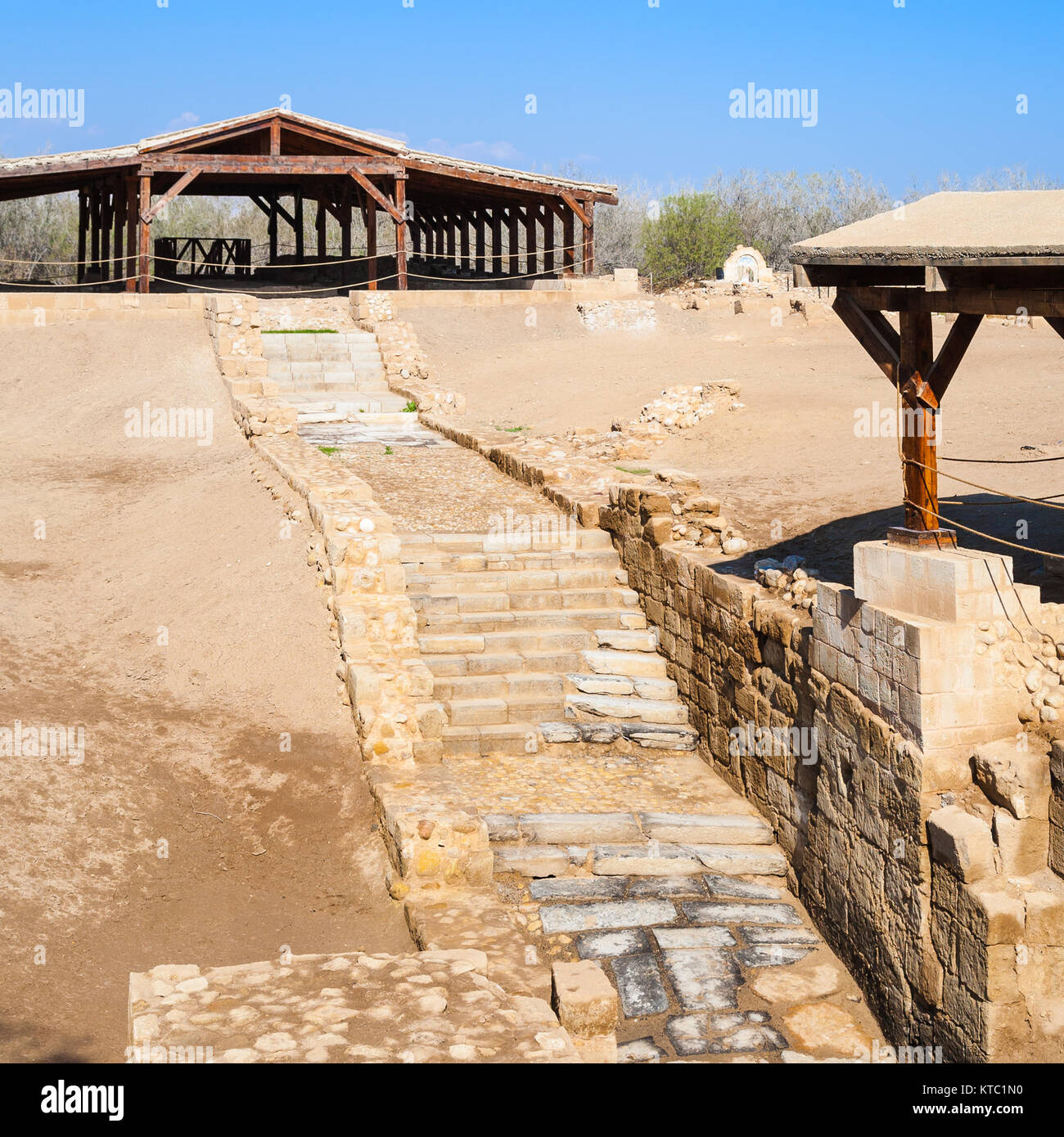 Baptism Site Bethany Beyond the Jordan Al-Maghtas Stock Photo - Alamy