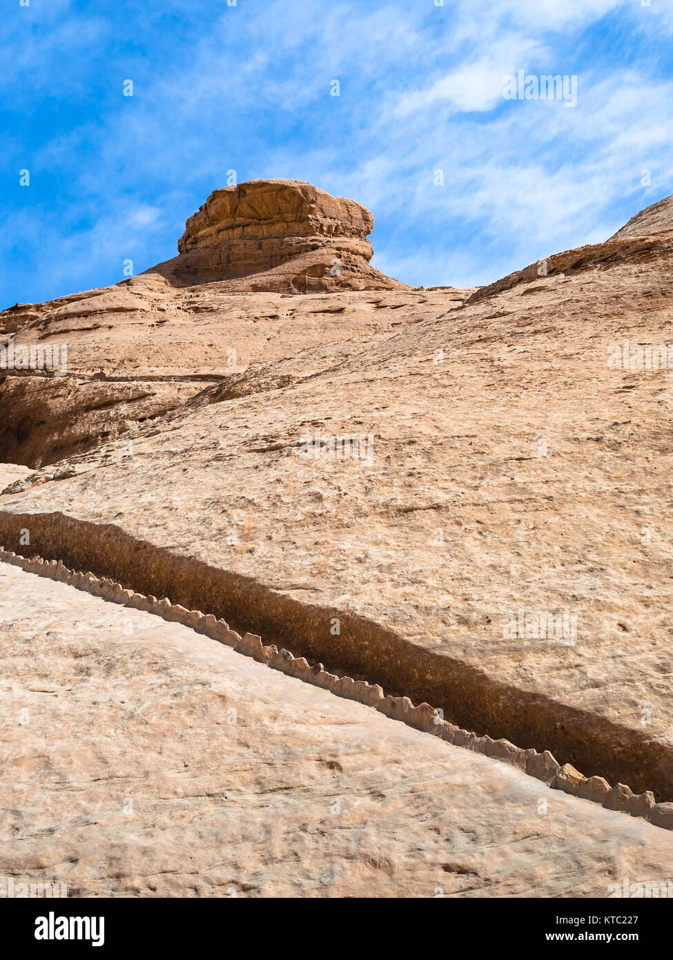 water collecting channel in sandstone rocks Stock Photo - Alamy