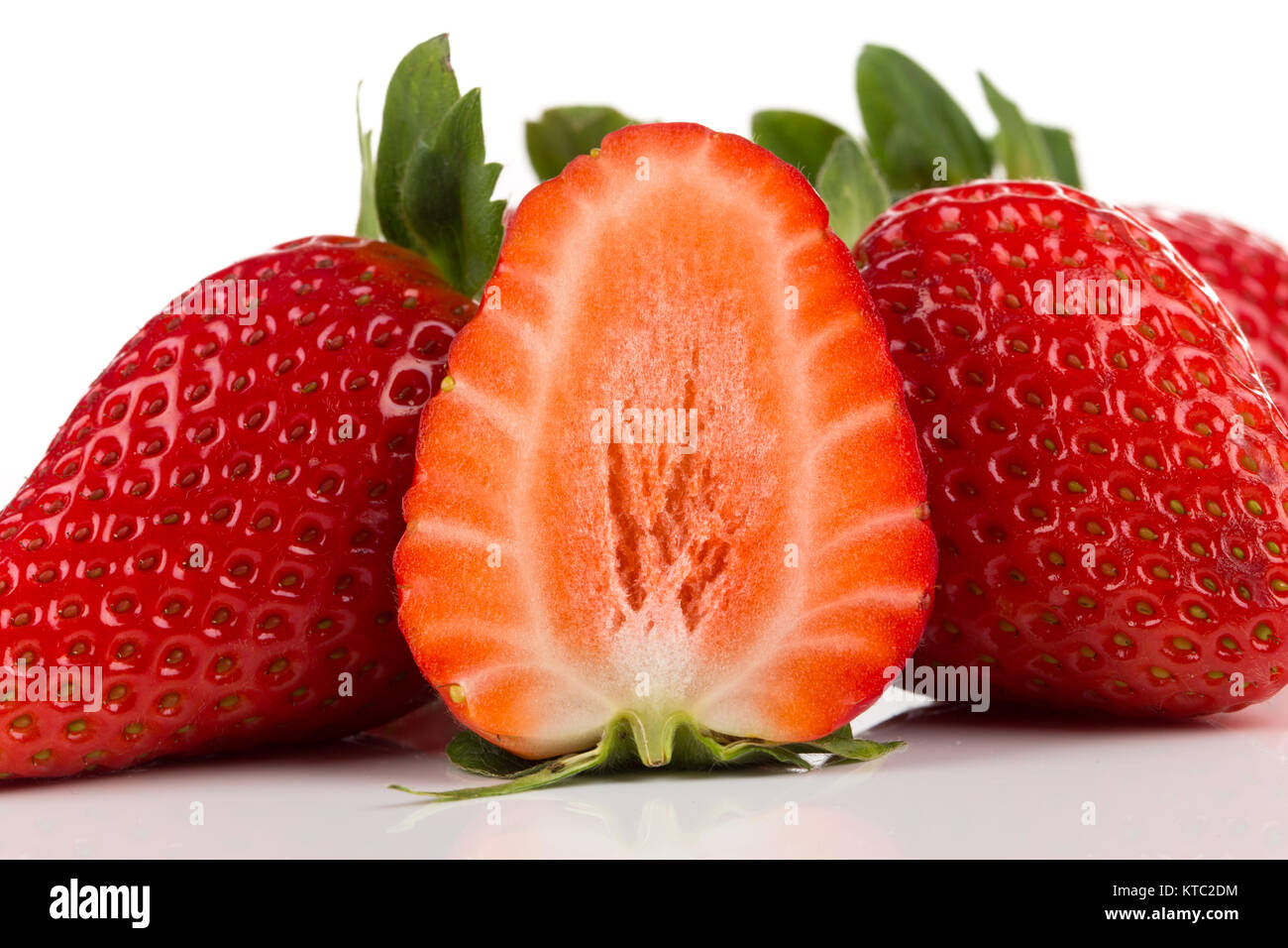 Red ripe strawberry fruits Stock Photo - Alamy