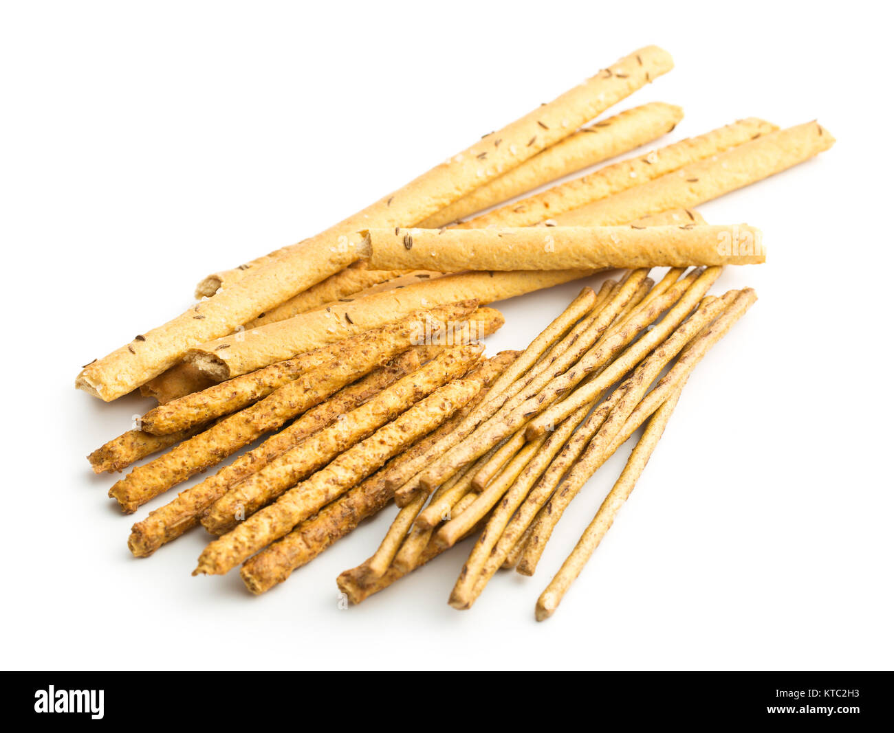 Group crunchy pretzel sticks Cut Out Stock Images & Pictures - Alamy