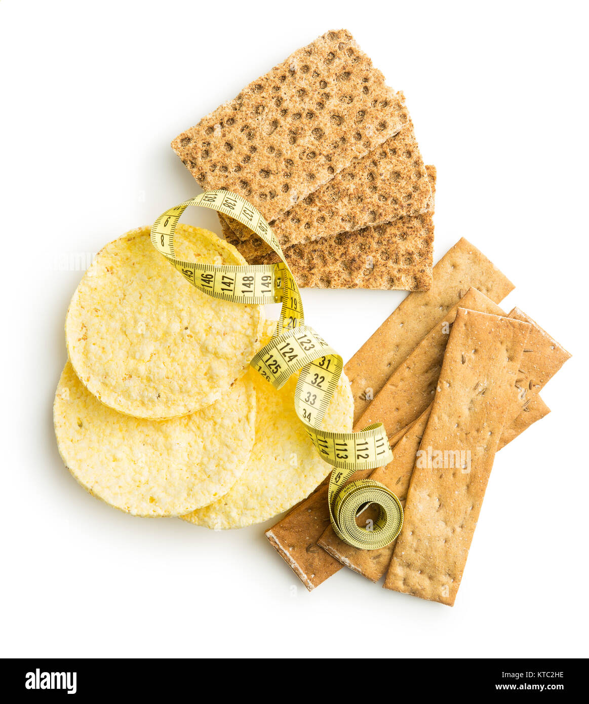 The healthy crispbread Stock Photo - Alamy