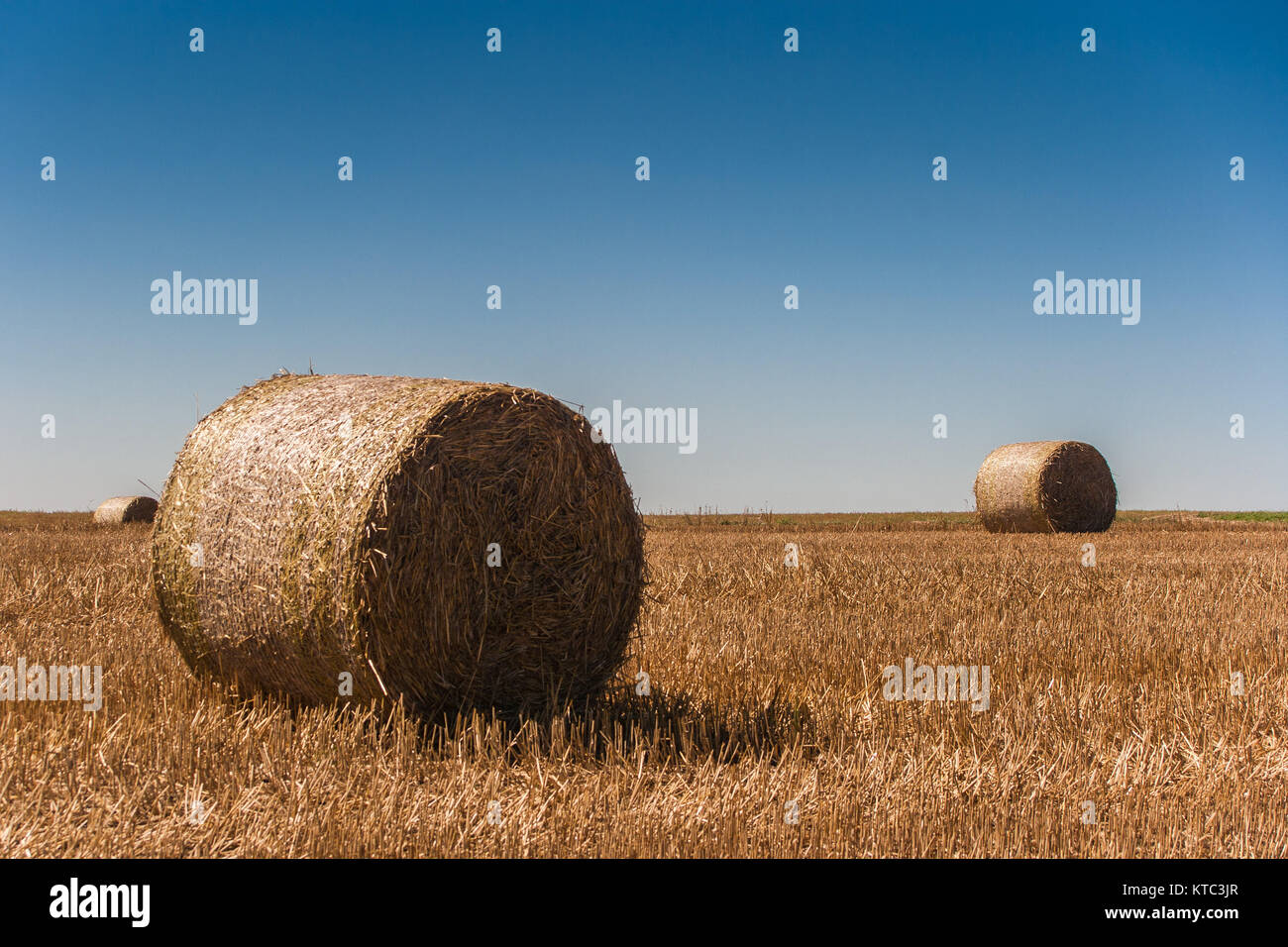 Field straw ball scenery hi-res stock photography and images - Alamy