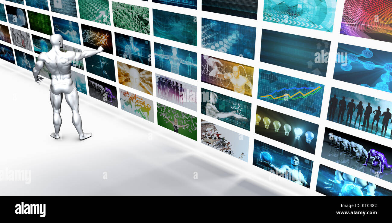 Multiple tv channels hi-res stock photography and images - Alamy