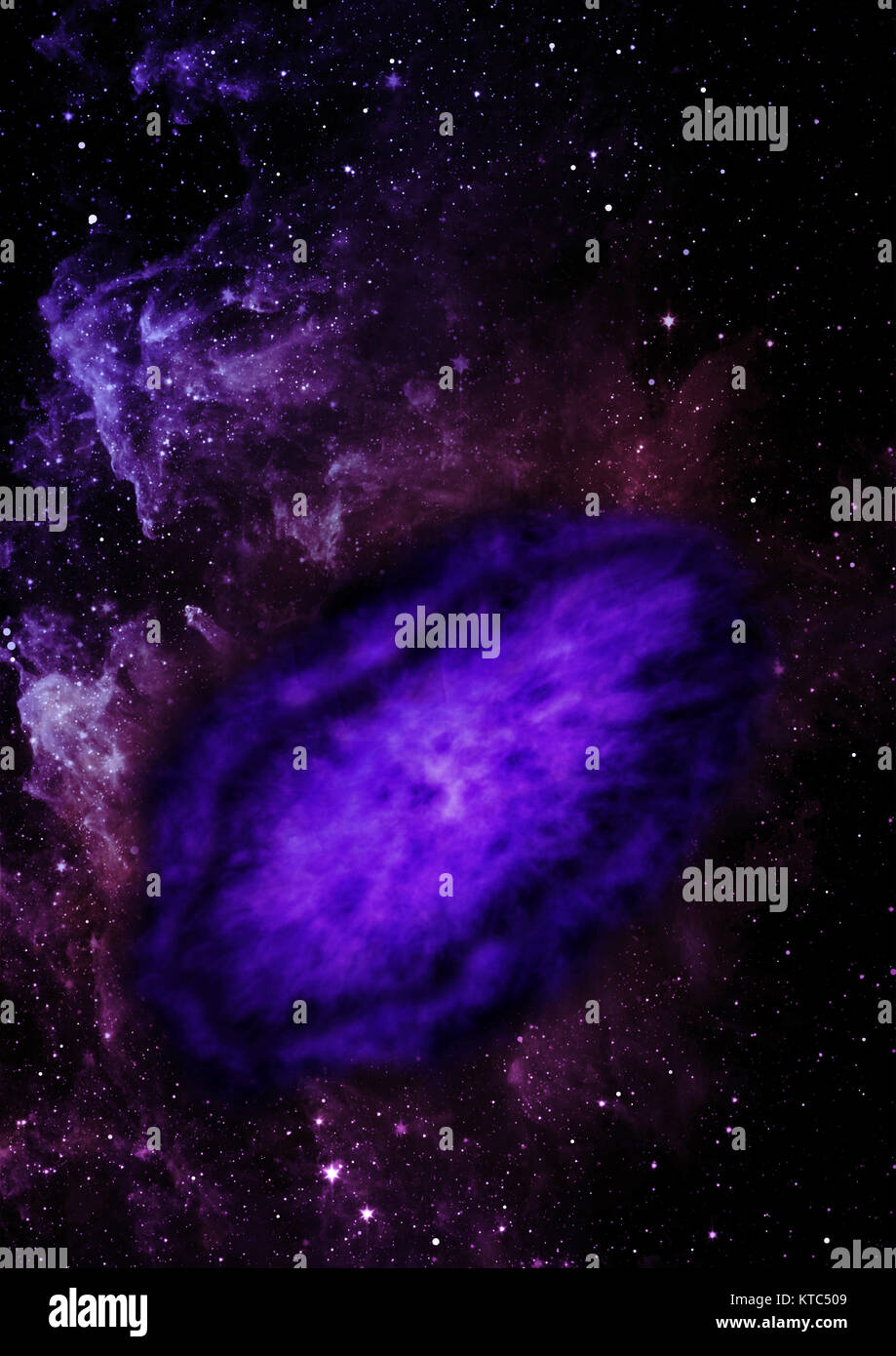 Being shone nebula Stock Photo - Alamy