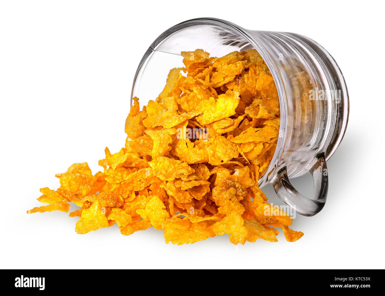 Pile of cornflakes corn flakes breakfast cereal food hi-res stock ...