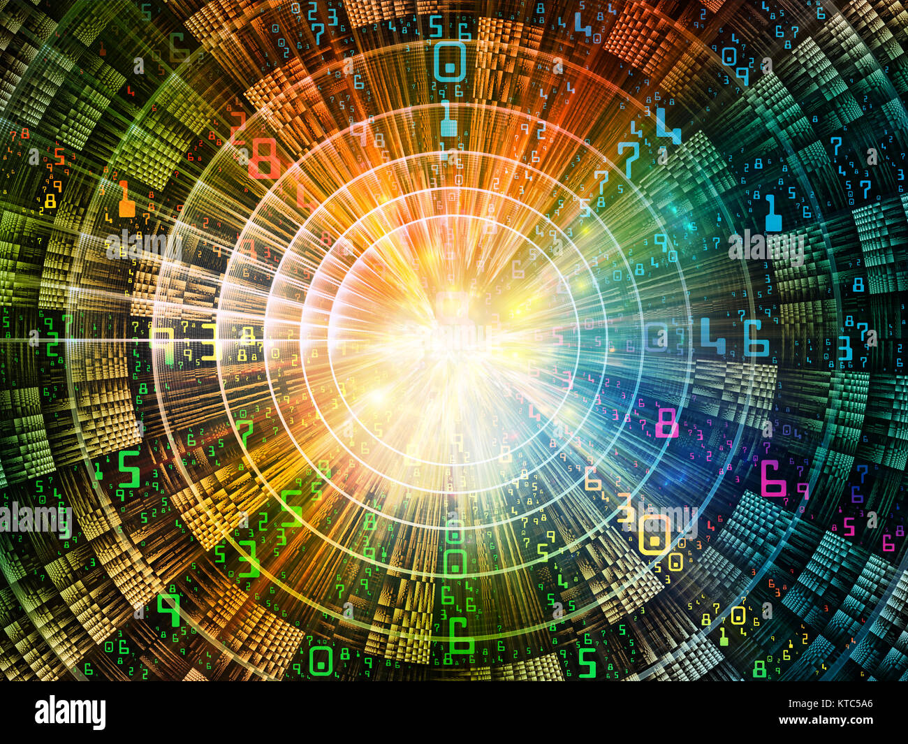 Quickening of Digital World Stock Photo - Alamy