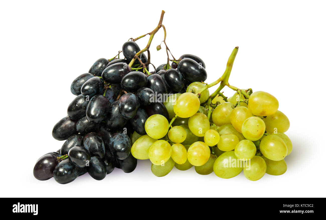 Two bunches of grapes Stock Photo - Alamy