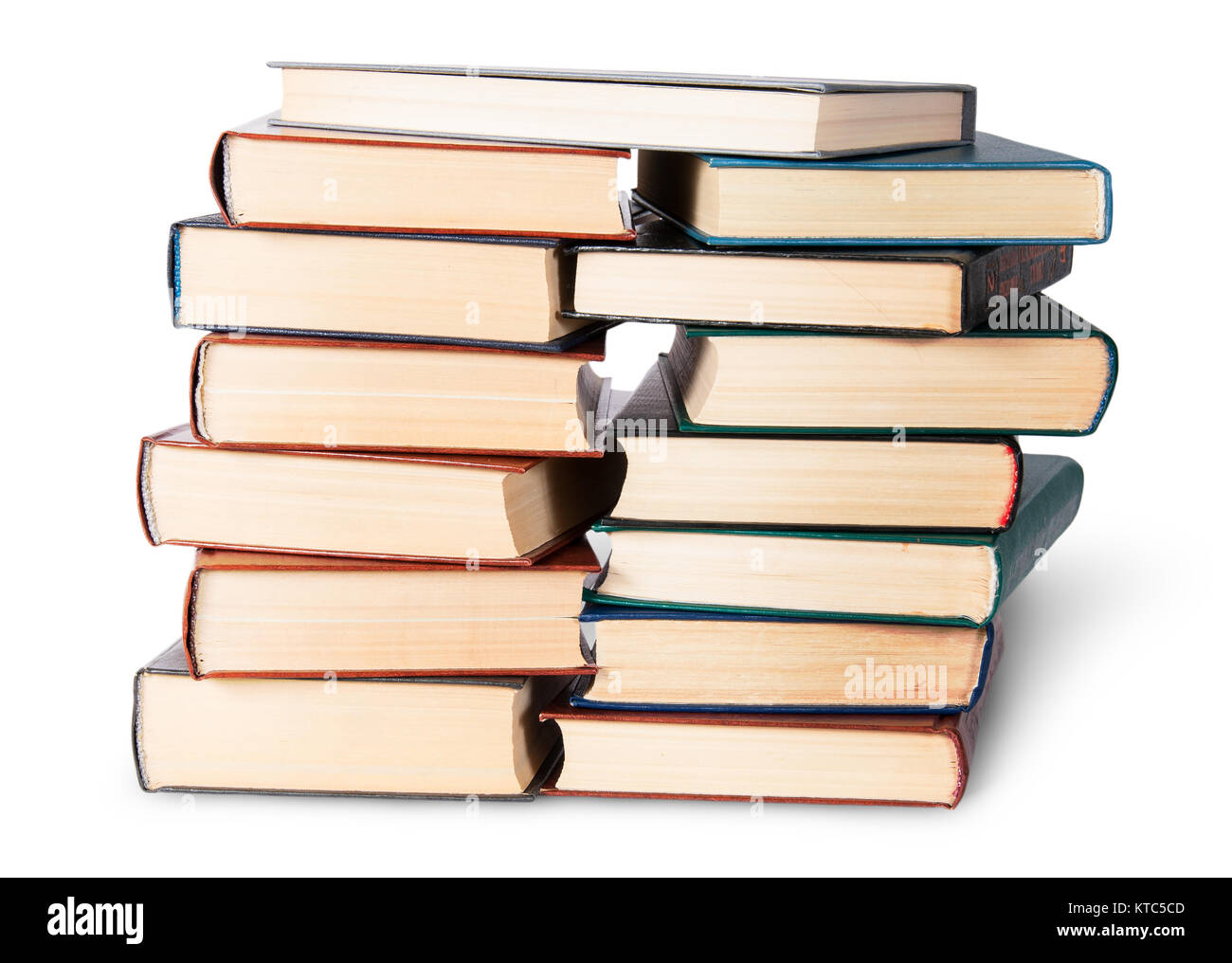 Closeup stacked old books hi-res stock photography and images - Alamy