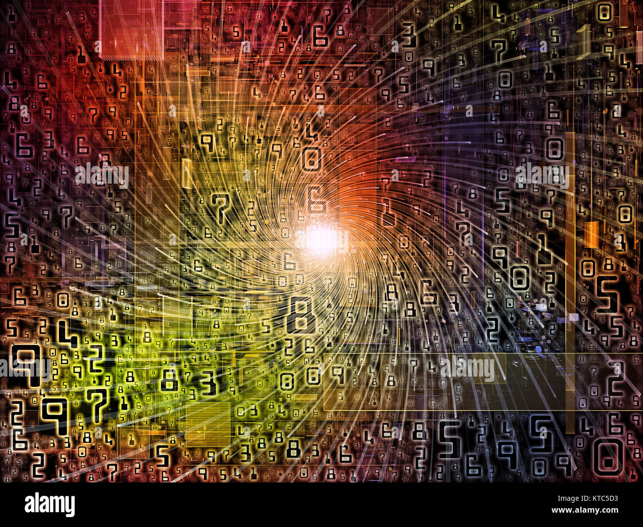 Computing Digital World Stock Photo - Alamy