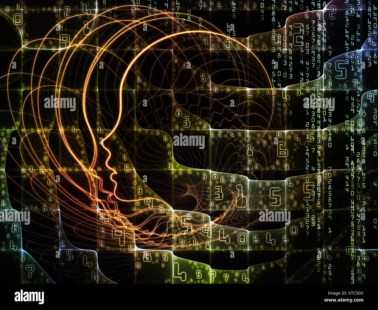 Computing Digital World Stock Photo - Alamy