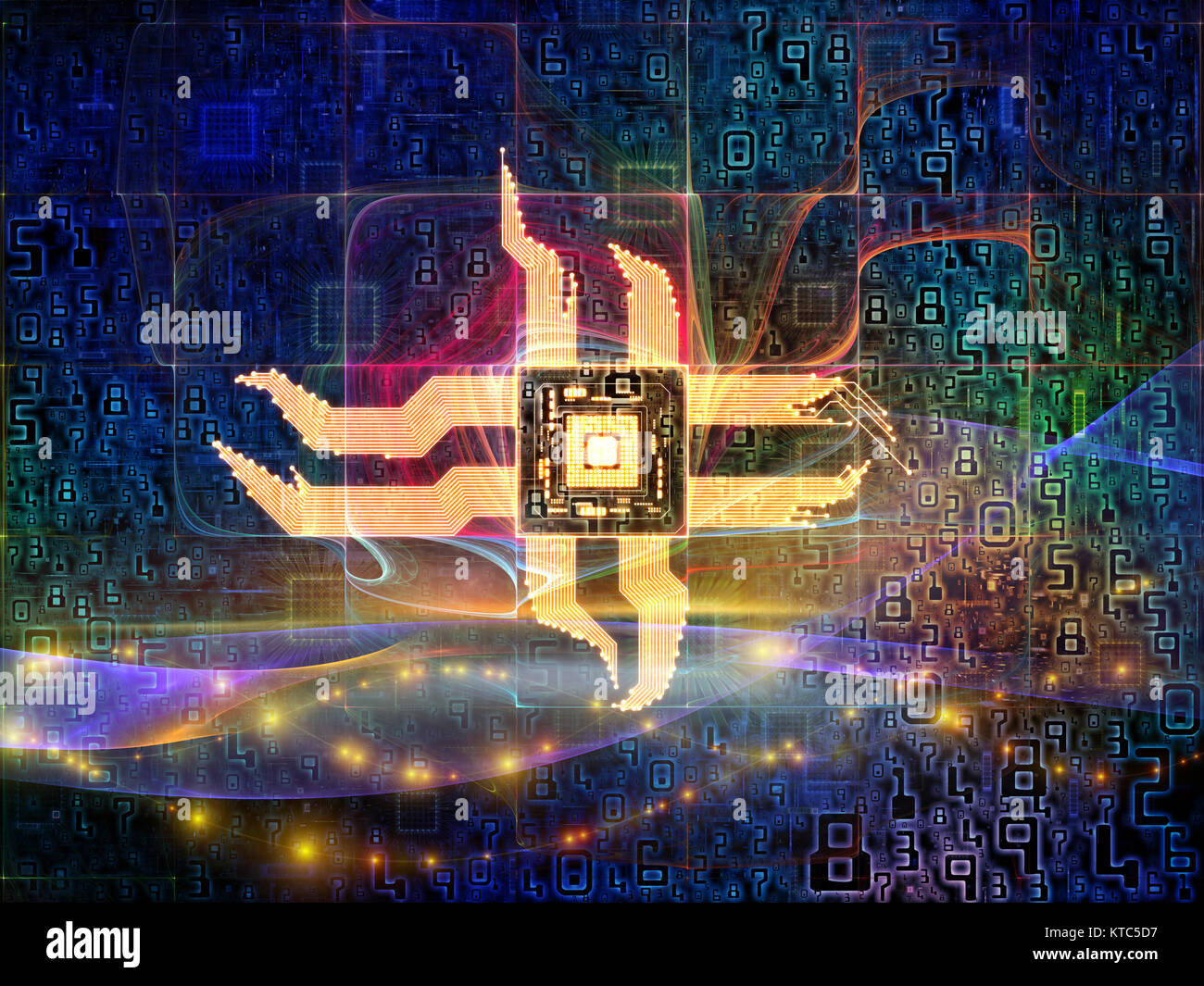 Computing Digital World Stock Photo - Alamy