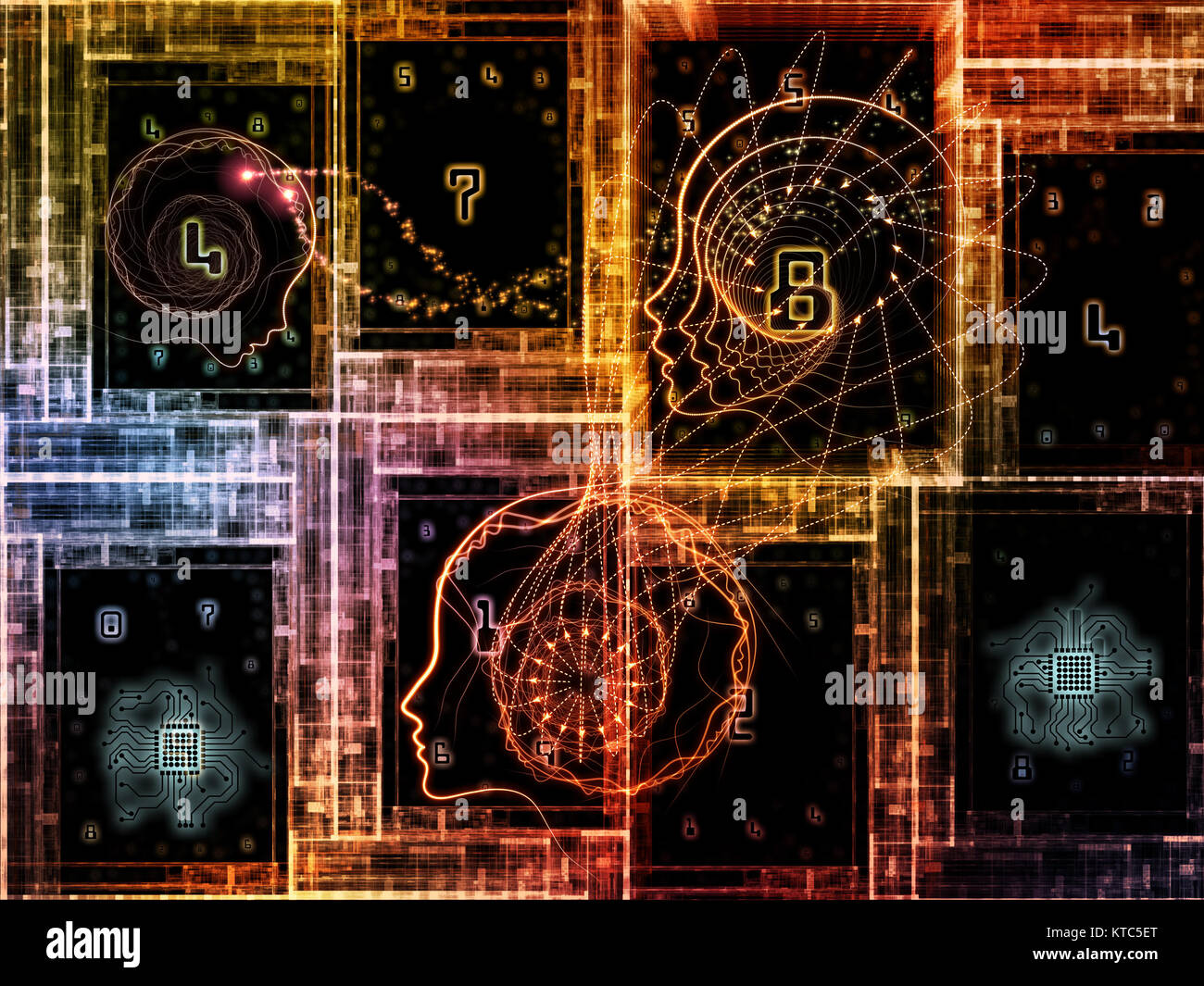 Computing Digital World Stock Photo - Alamy