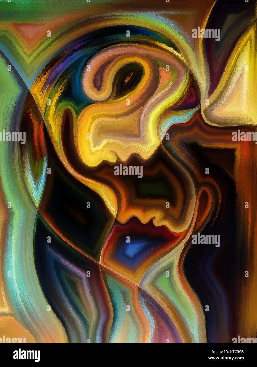 Abstract communication painting hi-res stock photography and images - Alamy