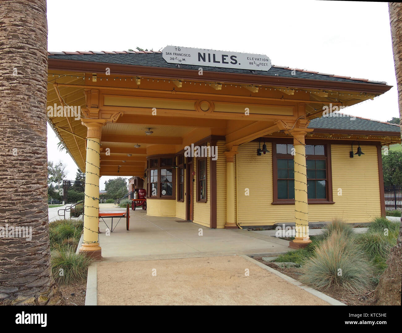 Niles train station, Fremont, California Stock Photo - Alamy