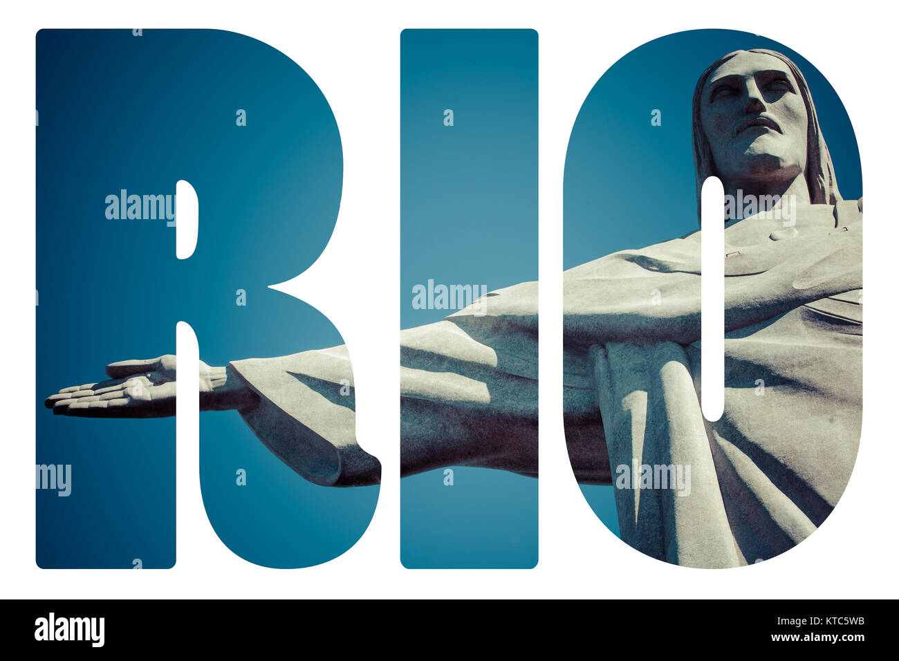 Brazil the statue of jesus christ Cut Out Stock Images & Pictures - Alamy