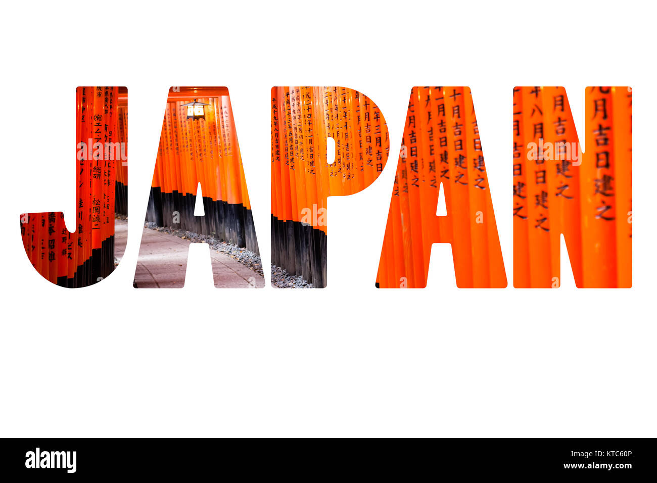 Fushimi shrine Cut Out Stock Images & Pictures - Alamy