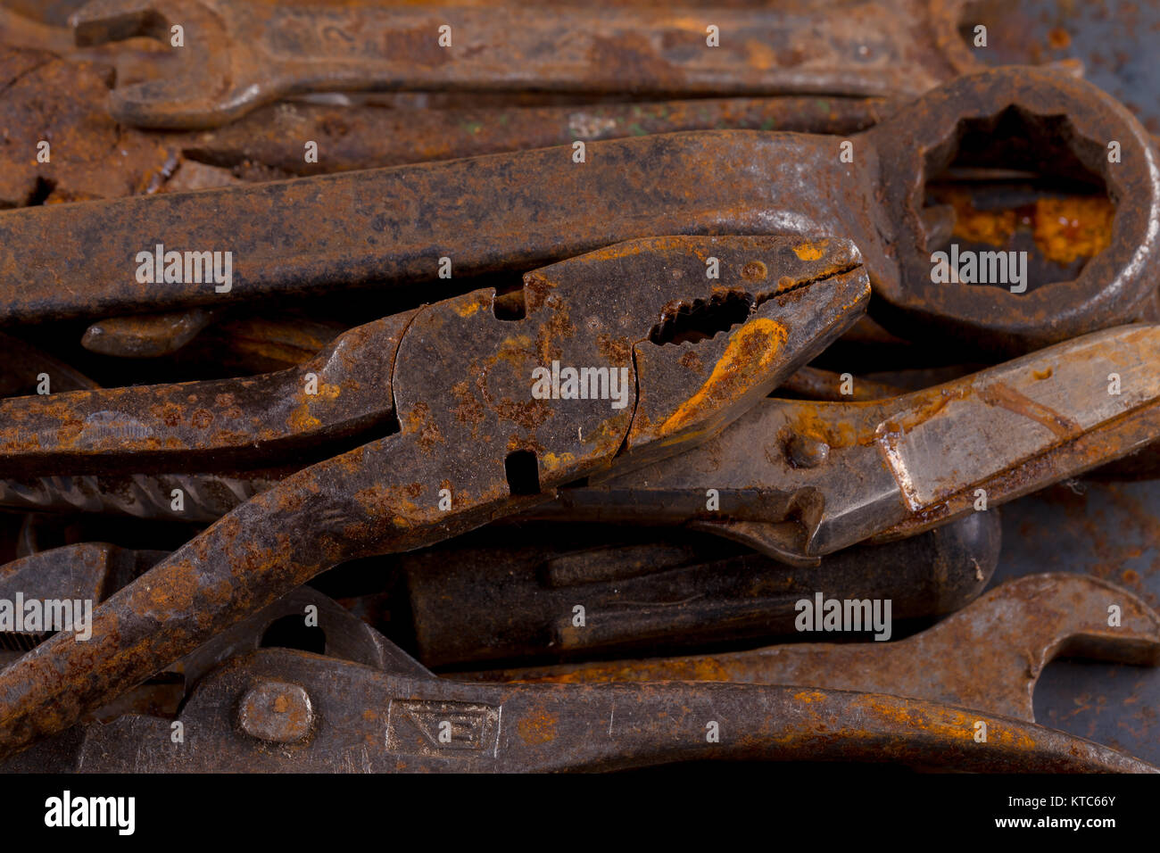 Old rusty tools Stock Photo - Alamy