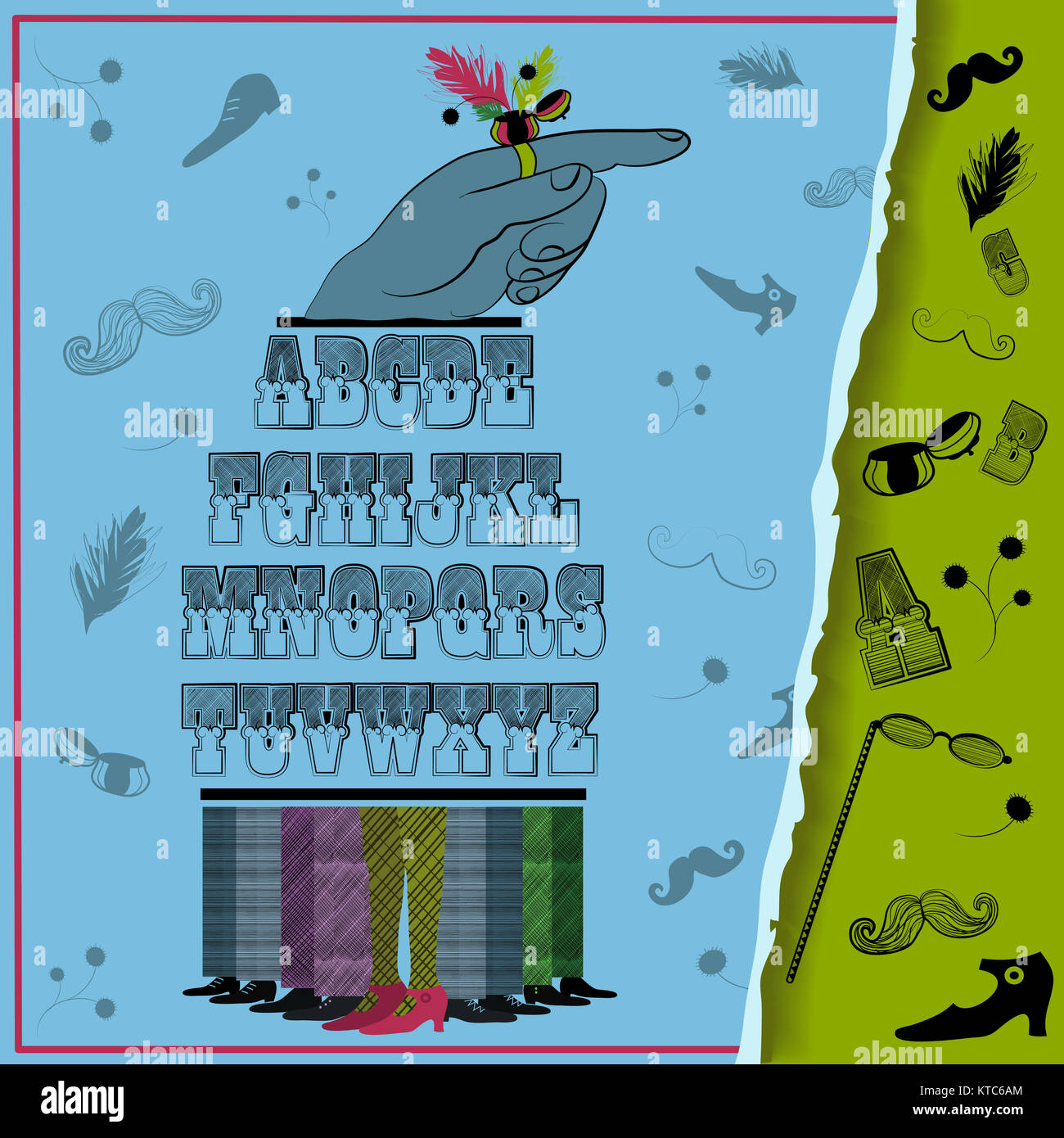 Vintage font hi-res stock photography and images - Alamy